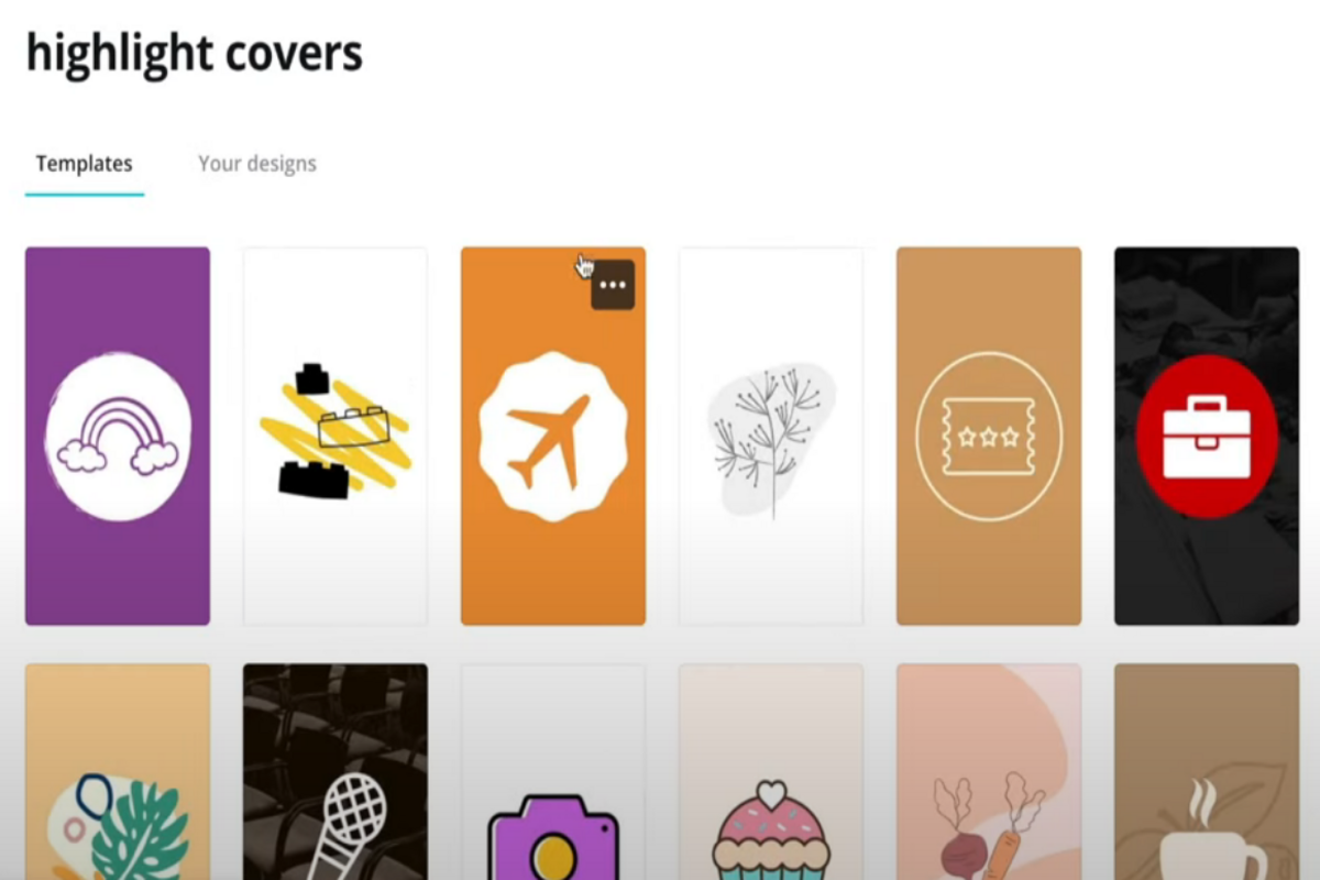 How To Make Instagram Highlight Covers With Samples 